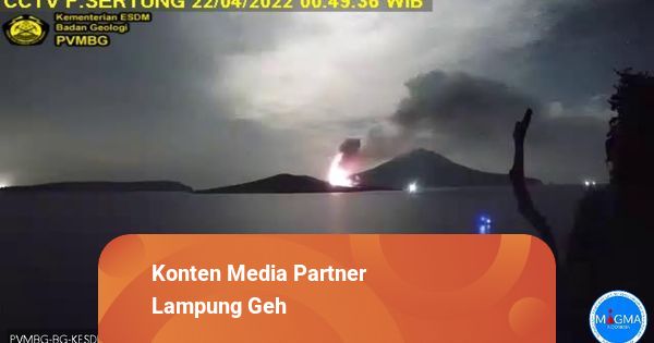 Hari Ini Gunung Anak Krakatau Meletus 3 Kali, Api Terekam CCTV Pulau ... Hari Ini Gunung Anak Krakatau Meletus 3 Kali, Api Terekam CCTV Pulau ...